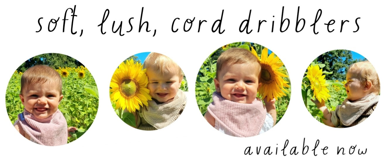 Award winning, stylish and absorbent handmade dribble bibs & feeders ...